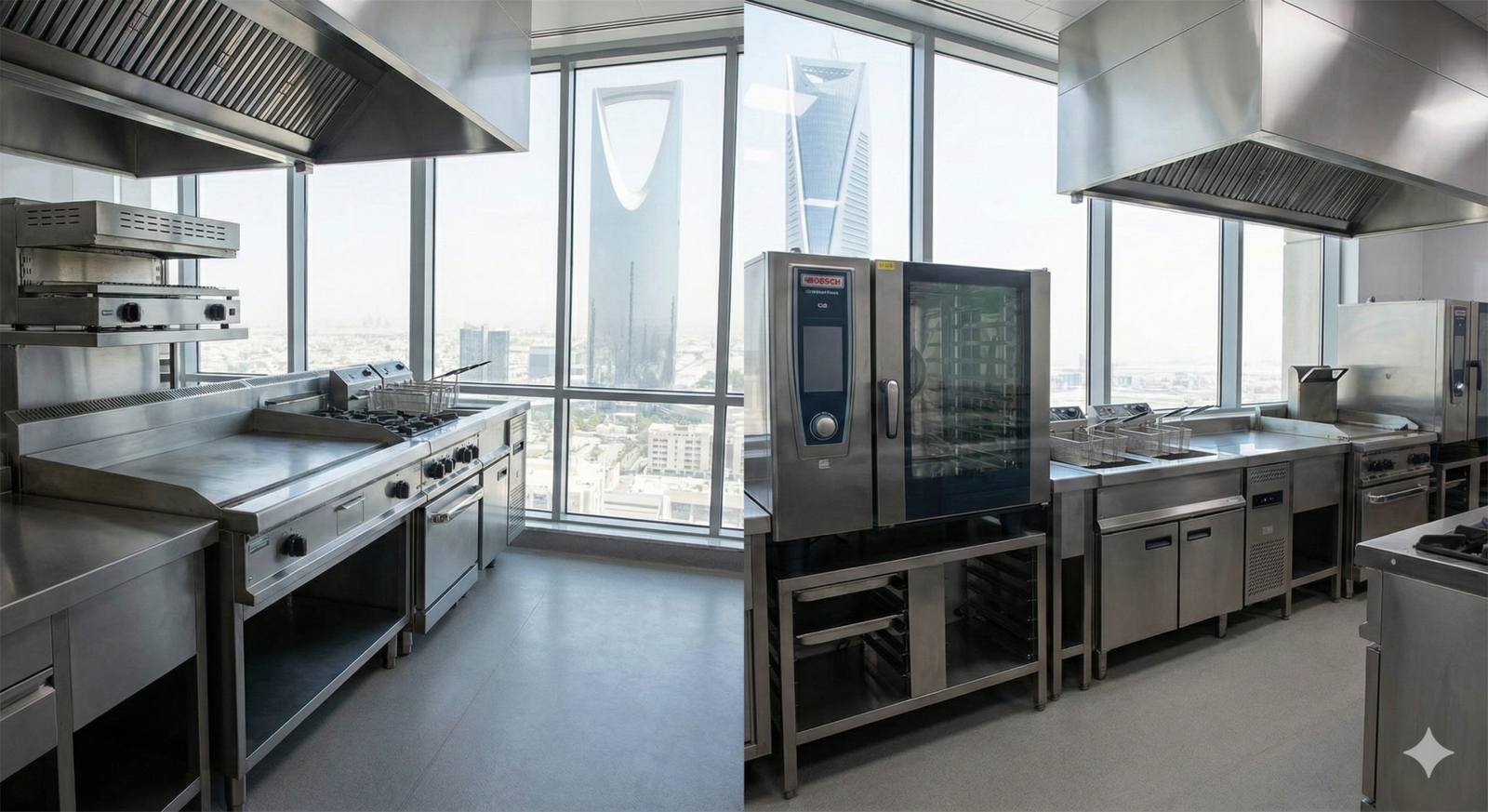 Stainless Steel Commercial Kitchen Cabinets in UAE - C Kitchen solutions